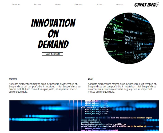 Dimension by HTML5 UP